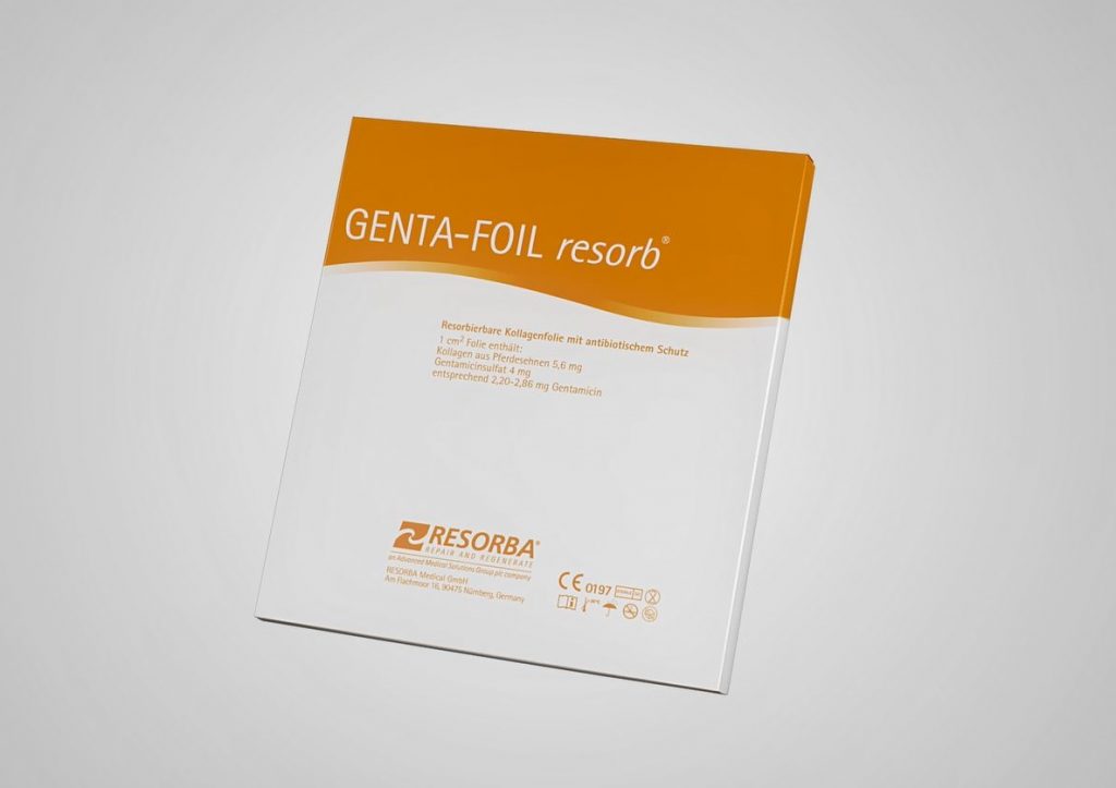 Germany > Biosurgicals > Folien > Genta Foil - RESORBA®